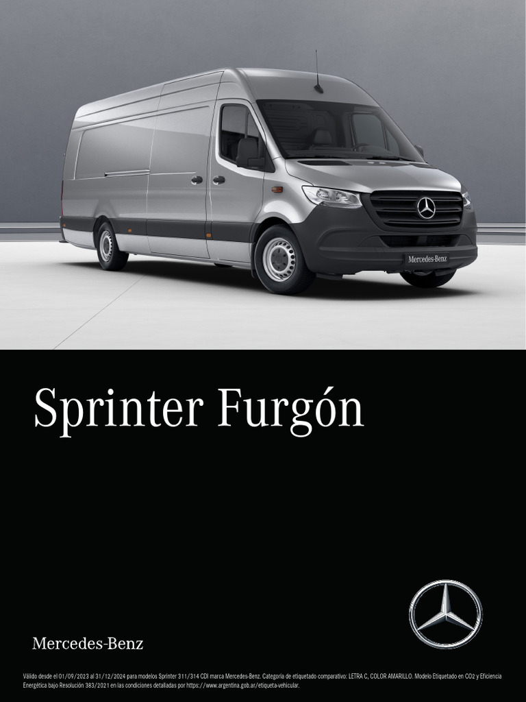ES Sprinter Furgon 2024 | PDF | Sistema de freno antibloqueo | Vehículo ...