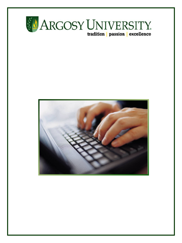 Argosy Doctoral Research Guide For National Programs | PDF | Thesis ...