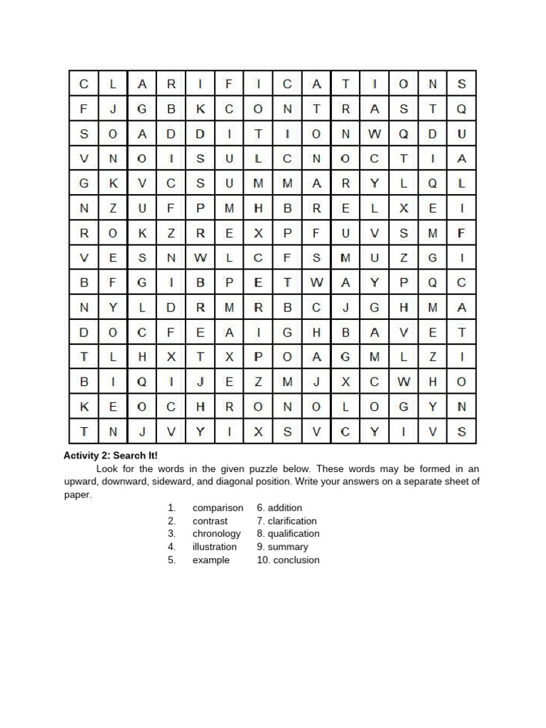 Activity 2 English | PDF