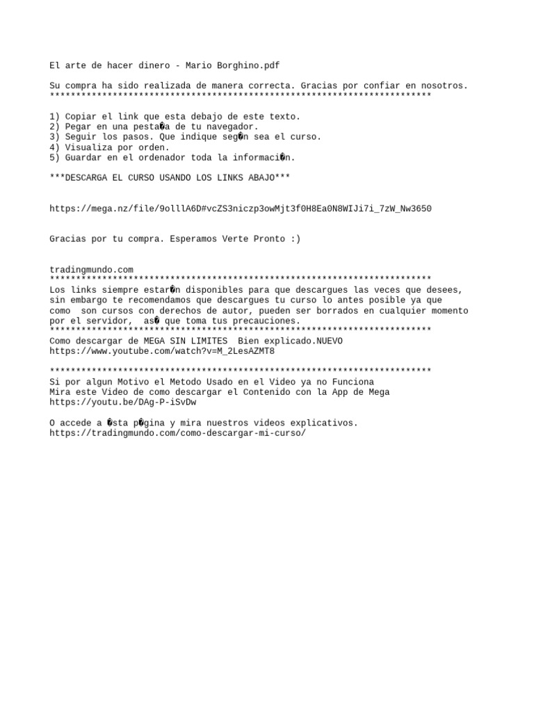 El Arte de Hacer Dinero Mario Borghino CVF Iwzft7 | PDF | Informática