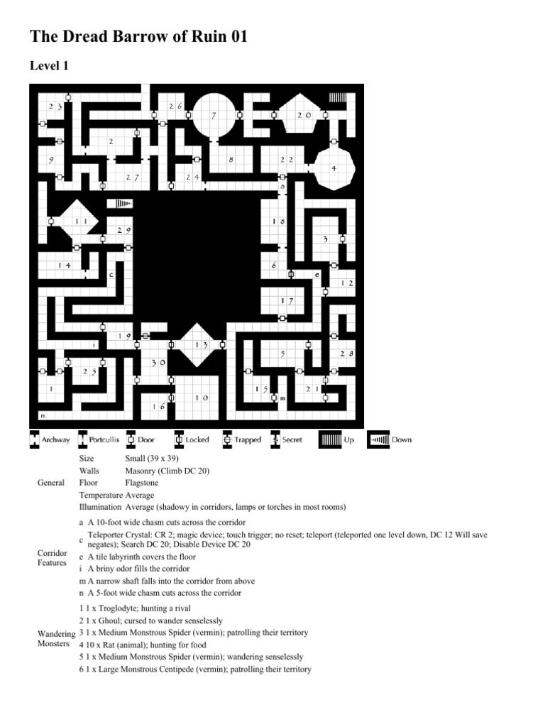 The Dread Barrow of Ruin 01 | PDF | Dwarf (Dungeons & Dragons)