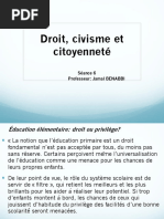 Droit, civisme et citoyenneté au Maroc | PDF | Droits de l'homme ...