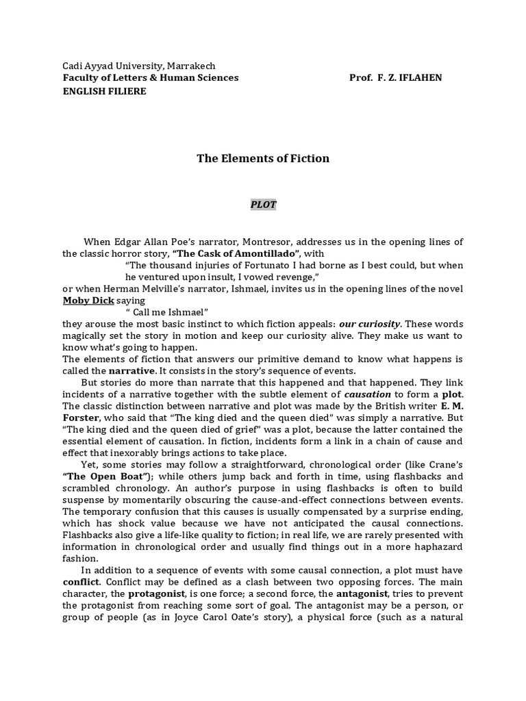 The Elements of Fiction | PDF | Narration