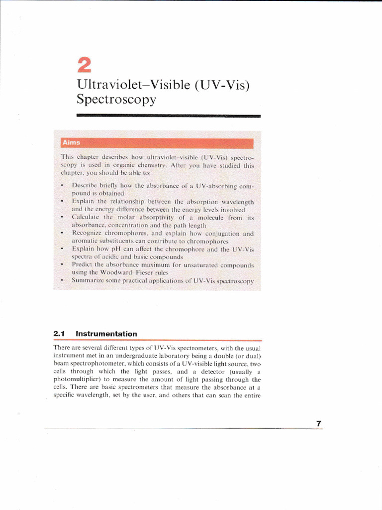 uv-vis | PDF | Chromophore | Atomic