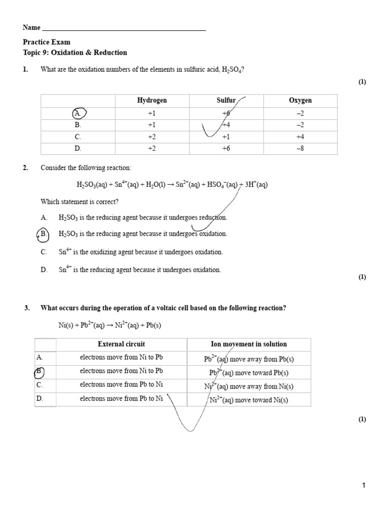 Redox Pdf Redox Chemistry