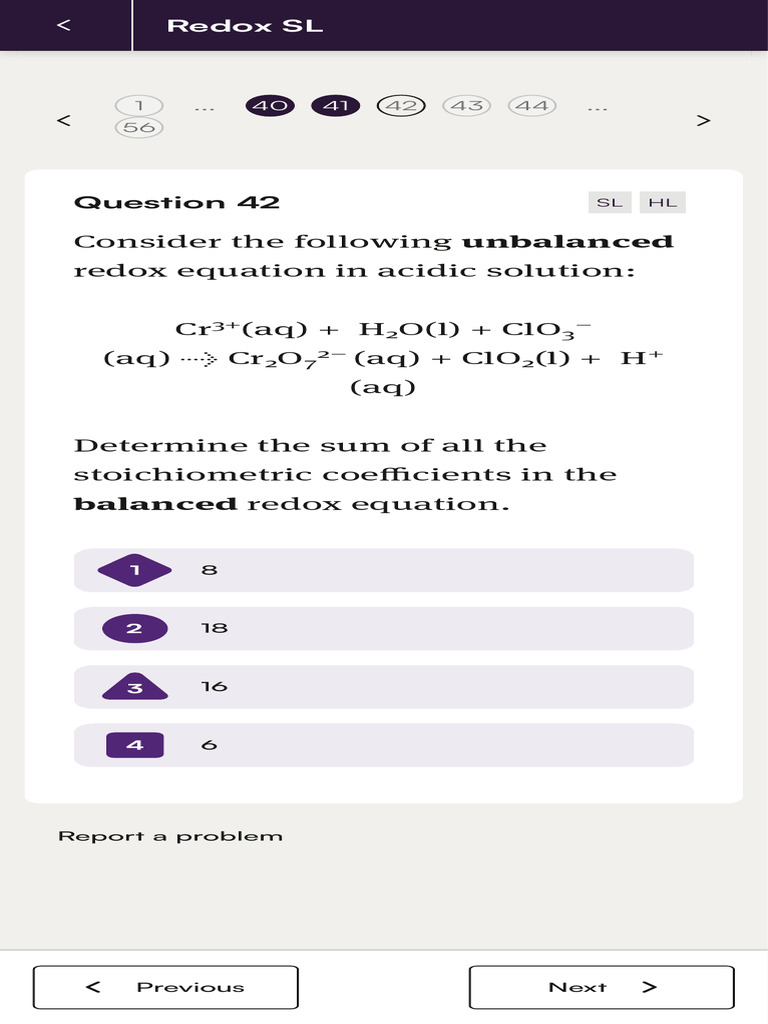 Redox SL Take Question Assignment IB DP Chemistry SLHL FE2025 (NEW) 2 ...