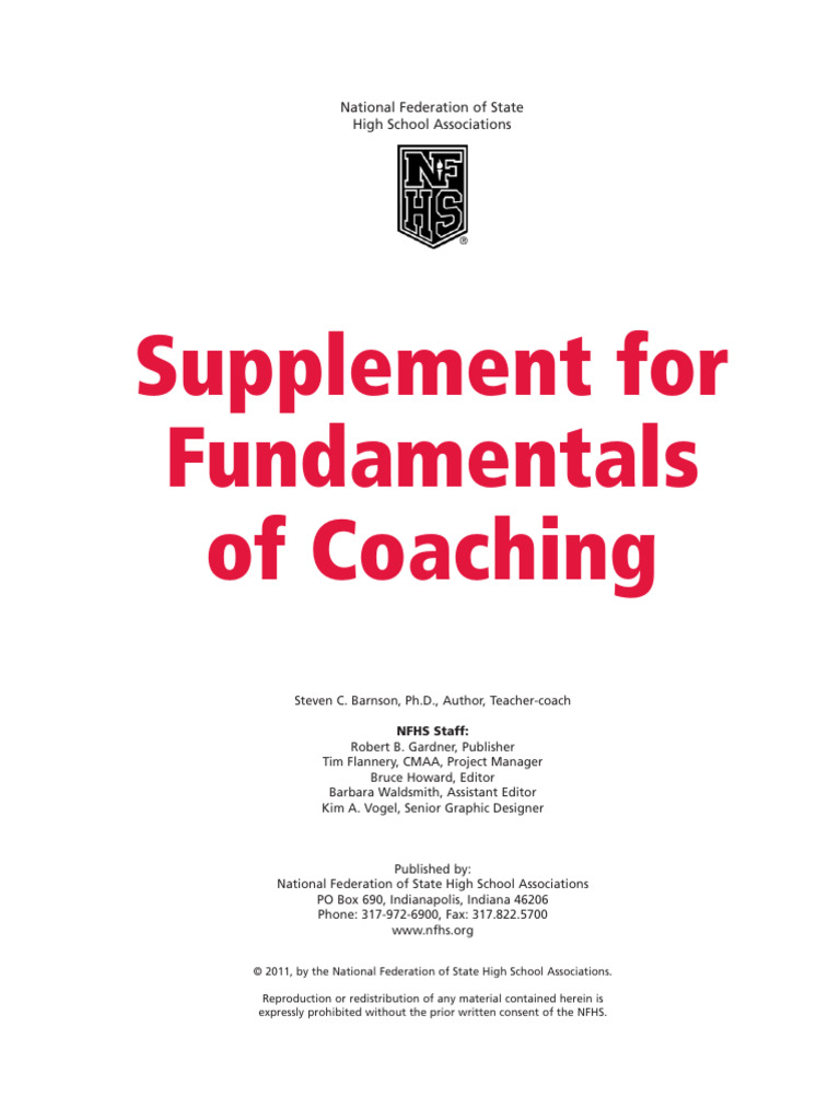 Fundamentals of Coaching Lesson Plans | PDF | Educational Technology ...