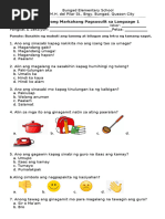 Summative Test in Q3 in Grade 1 | PDF