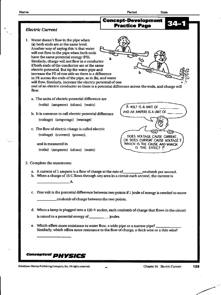 Concept Development Worksheets 34-1 Through 35-2 | PDF