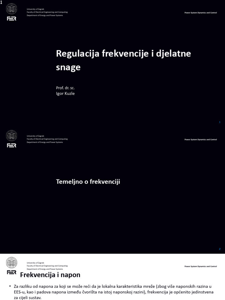 Dinamika Regulacija02 Predavanje | PDF