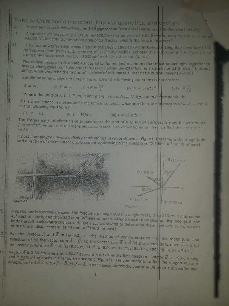 Pass Questions Phy 101 Ii | PDF
