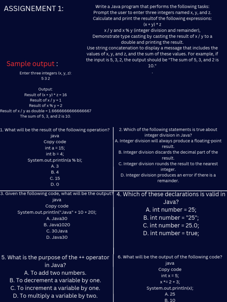 Assignement 1 | PDF | Integer (Computer Science) | Image Scanner
