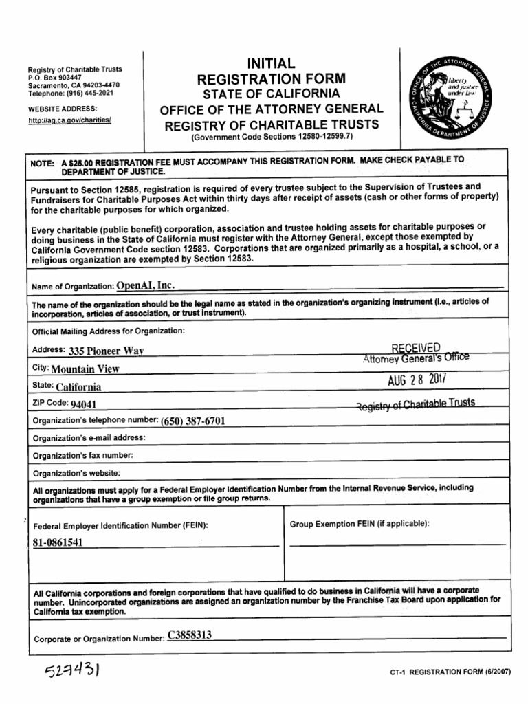 2017 OpenAI Bylaws | PDF | Indemnity | Board Of Directors