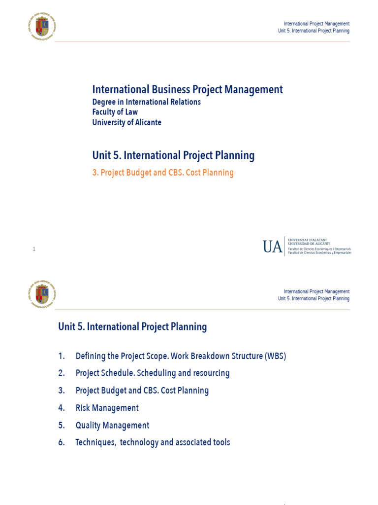DPI UNIT 5 - Theory (3) - Cost | PDF | Project Management | Cost Accounting