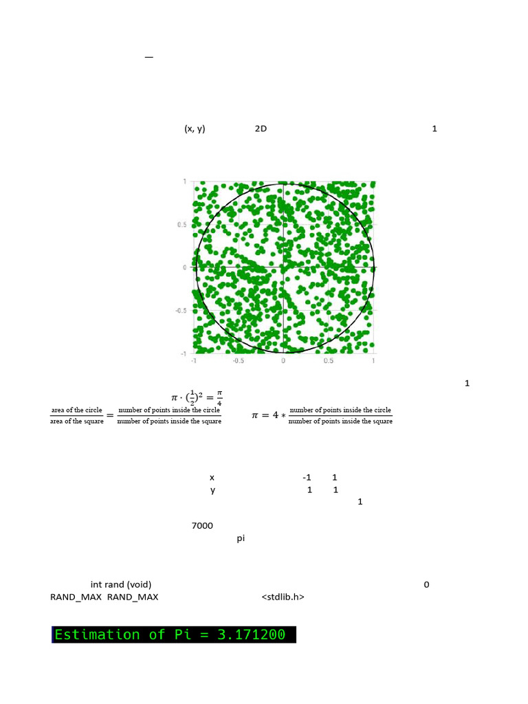 AGH Computer Science C programming laboratory 5 | PDF | Integral | Pi AGH Computer Science C programming laboratory 5 | PDF | Integral | Pi