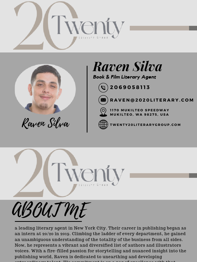 Raven Silva: NYC Literary Agent | PDF | Law
