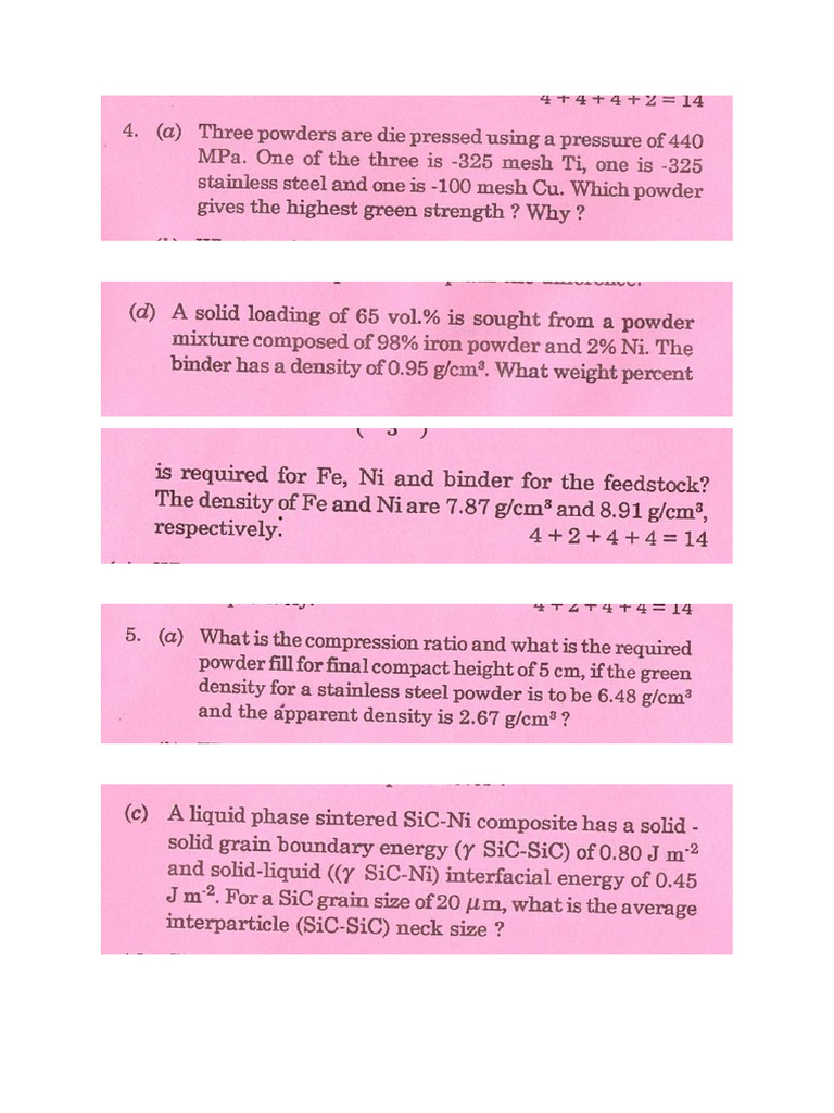 Pyq Problems PDF | PDF