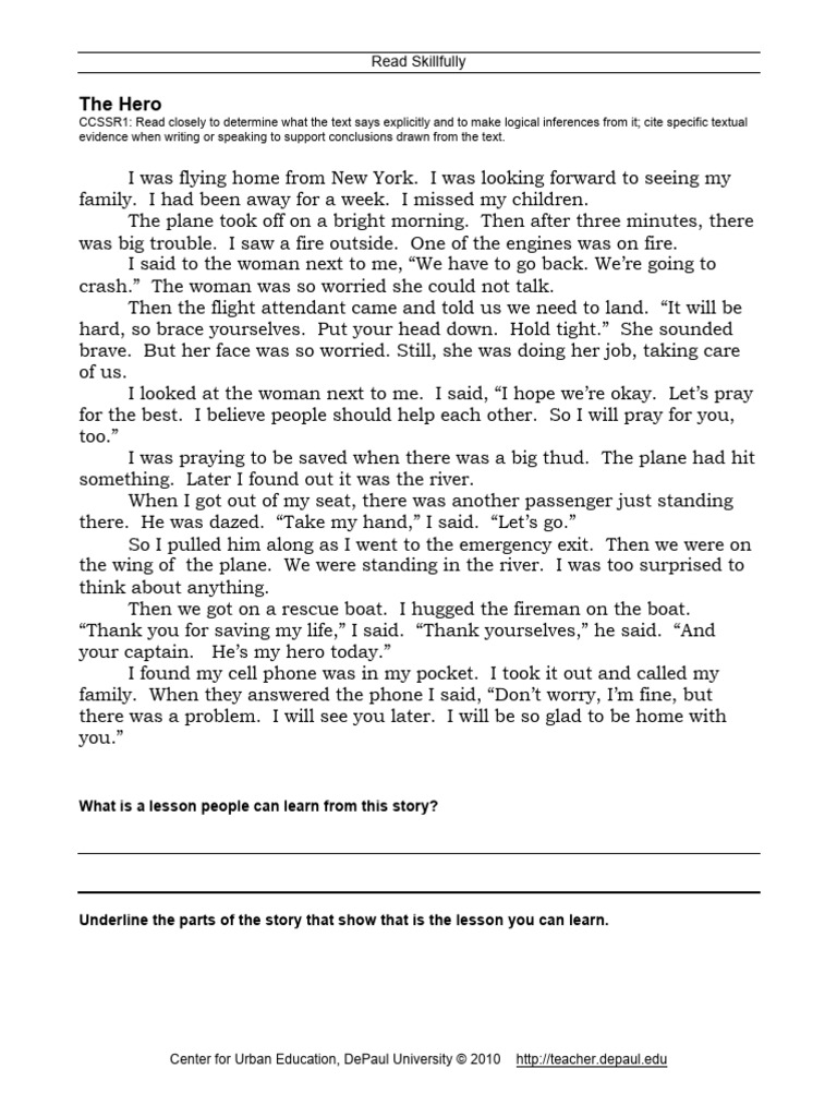 Lessons from a Plane Emergency Story | PDF