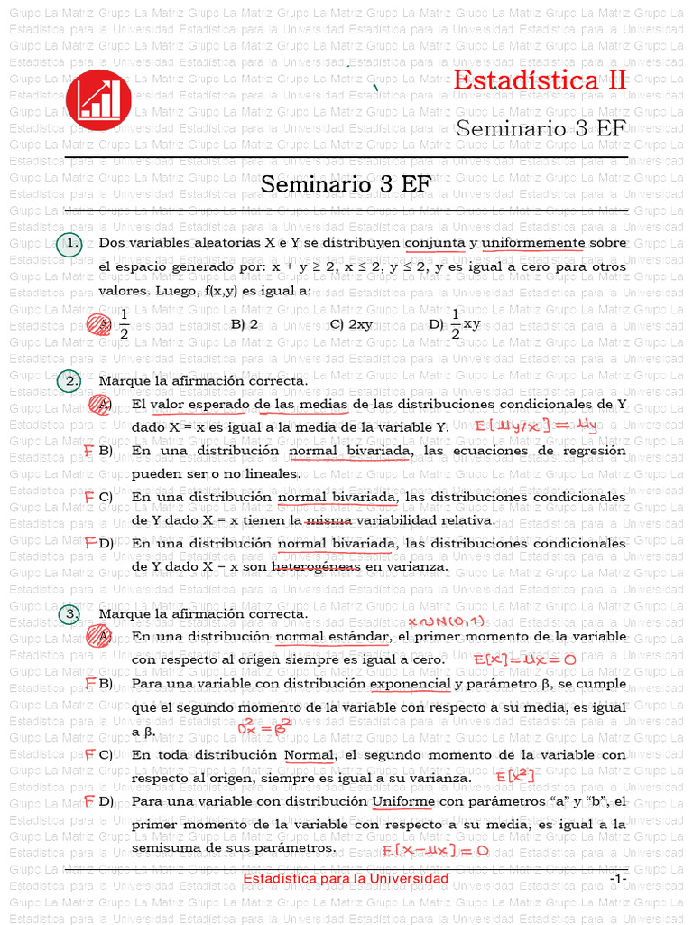 Seminario 3 - EF (Apuntes) | PDF | Intervalo de confianza | Muestreo ...