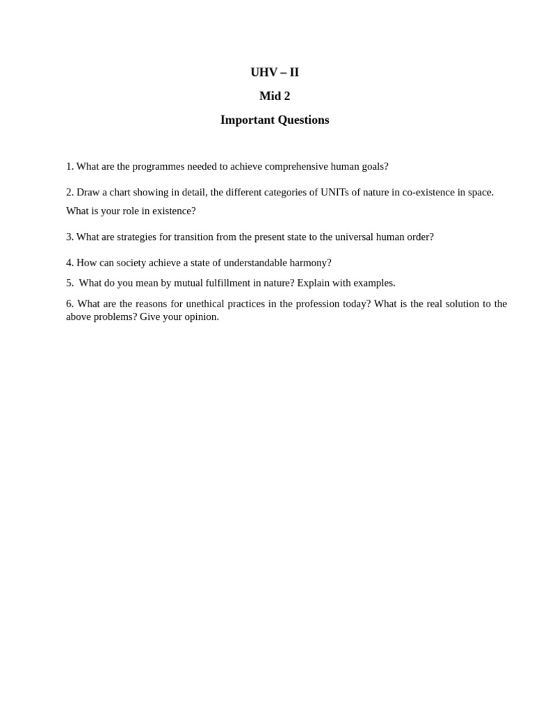 Uhv Mid 2 Imp Q - 2024 | PDF