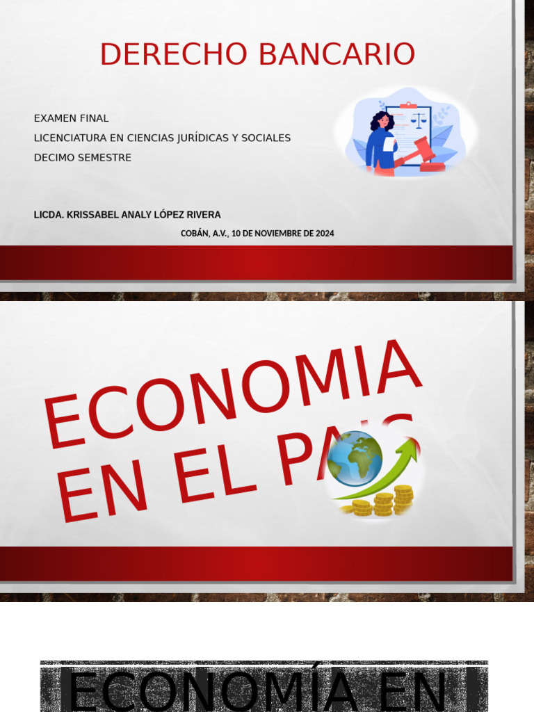 Examen Final Derecho Bancario 2024 | PDF | Bolsa | Ciencias económicas