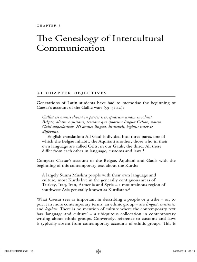 Intercultural Communication A Critical Introductio... - (Chapter 3 The ... Intercultural Communication A Critical Introductio... - (Chapter 3 The ...