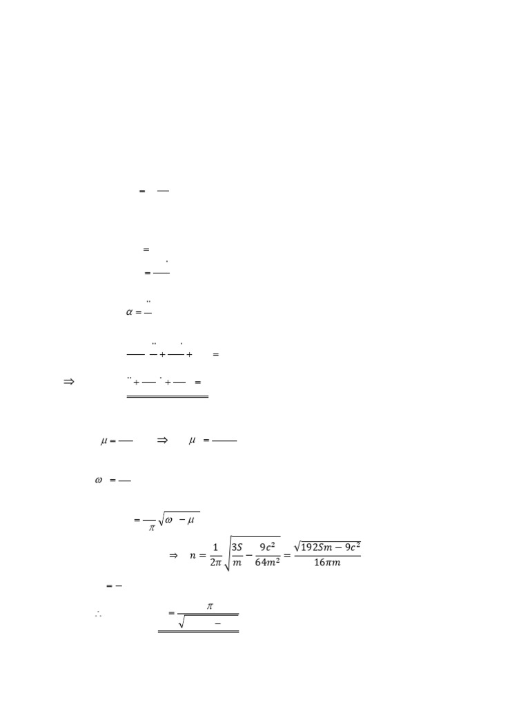 Test MEC4302 2020 2021 MA | PDF | Oscillation | Mechanical Engineering
