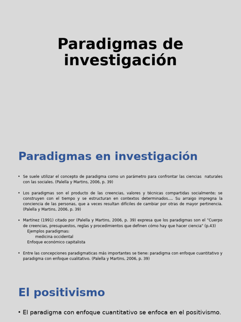 Paradigma Positivista | PDF | Paradigma | Aprendizaje automático