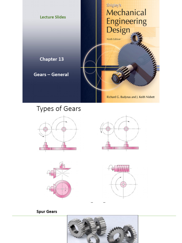 Theory of Machines -Gears | PDF | Gear | Classical Mechanics
