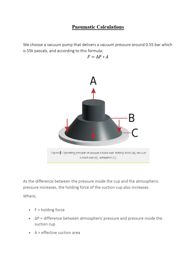 Pneumatic Calculations | PDF