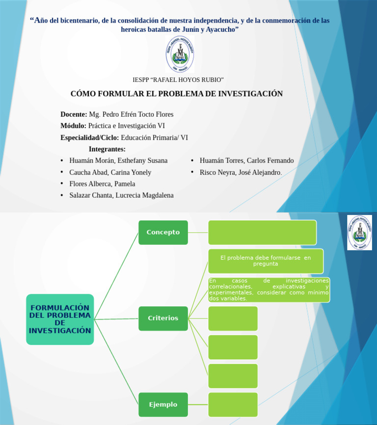 Cómo Formular El Problema - G1 | PDF