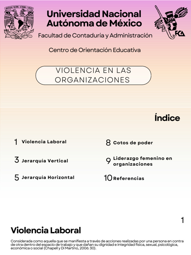 Violencia Laboral y Liderazgo Femenino en México | PDF | Violencia | Prejuicio y discriminación