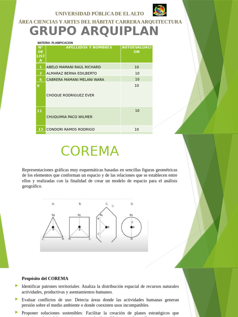 COREMA | PDF | Arquitecto | Entorno natural