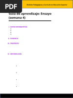 Guía de Estudio - PIENSE II | PDF | Prueba (evaluación) | Lectura (proceso)