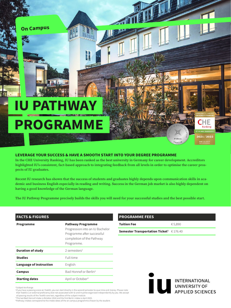 MSE - Pathway - Flyer - Bad Honnef+Berlin - 2024 | PDF | Learning ...