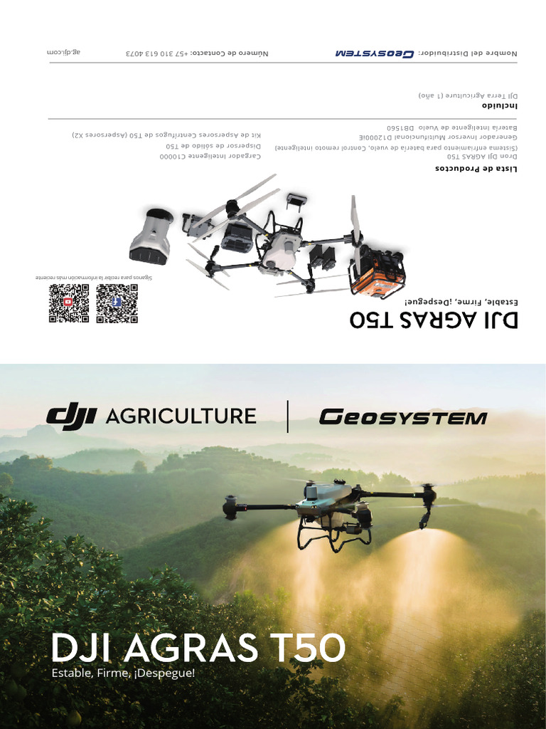 T50 Brochure Geosystem | PDF | Vehículo aéreo no tripulado