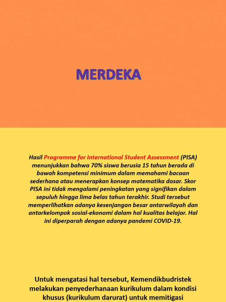 Kurikulum Merdeka: Solusi Pendidikan Indonesia | PDF
