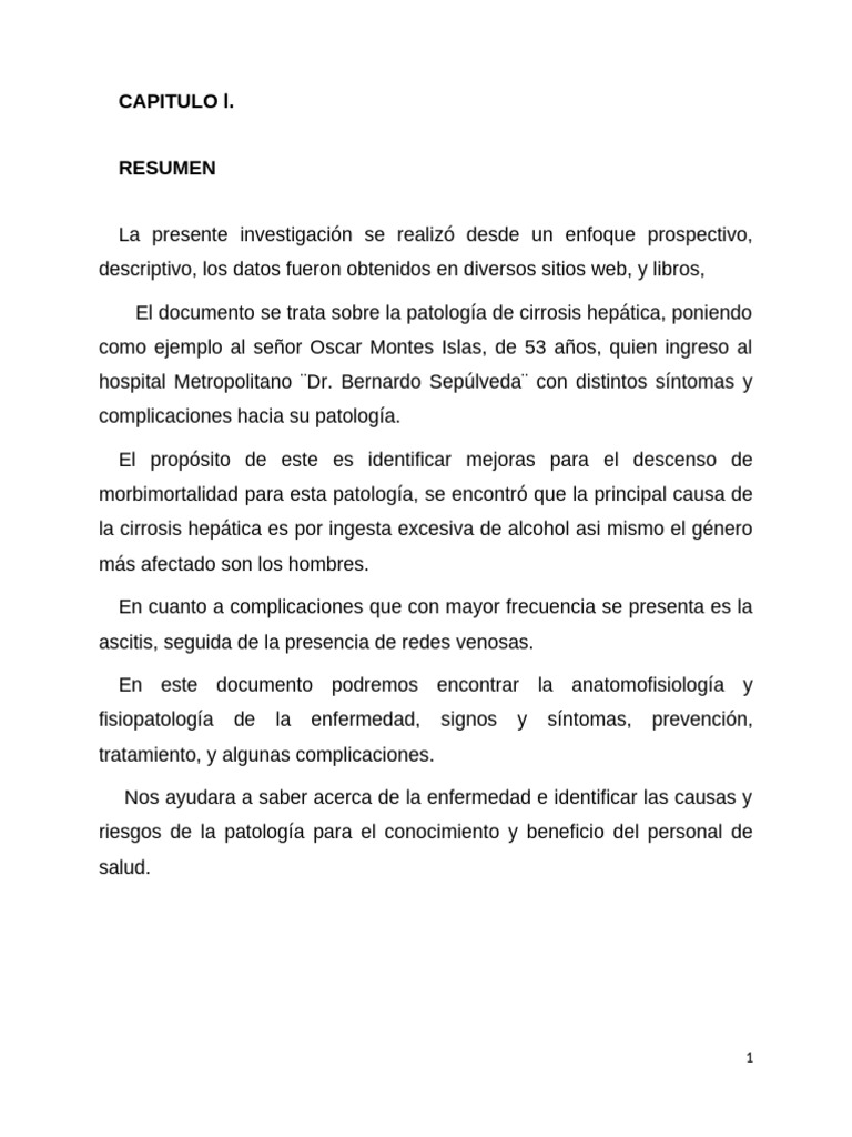 Capitulo 1 Resumen | PDF