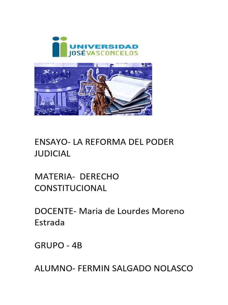 Reforma Judicial en México 2024 | PDF | Gobierno | Gobernancia