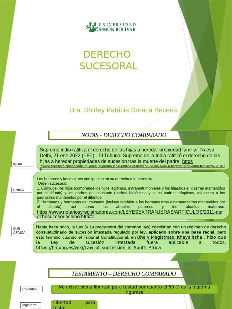 Sucesion Testada Generalidades | PDF | Donación | Voluntad y testamento