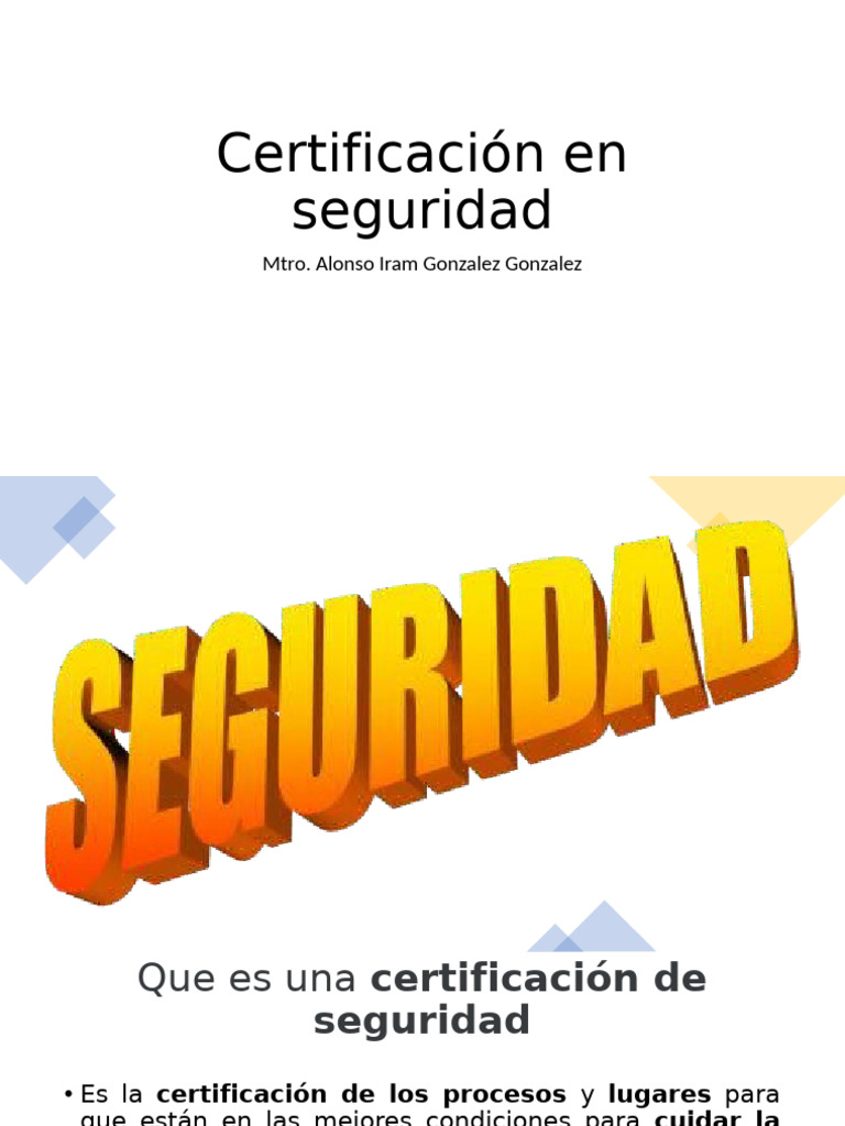 Certificación en Seguridad Industrial | PDF | La seguridad informática | Seguridad