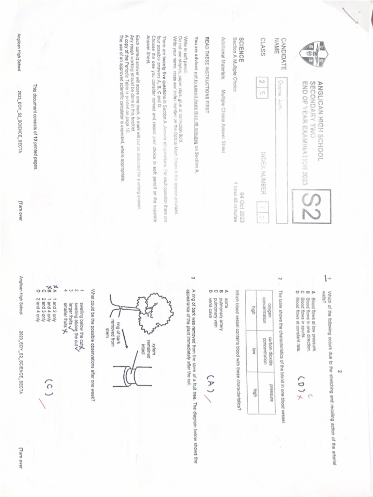 Sci Practice Paper | PDF