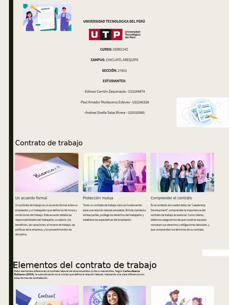 Contrato de Trabajo TA2 | PDF | Derecho laboral | Desempleo