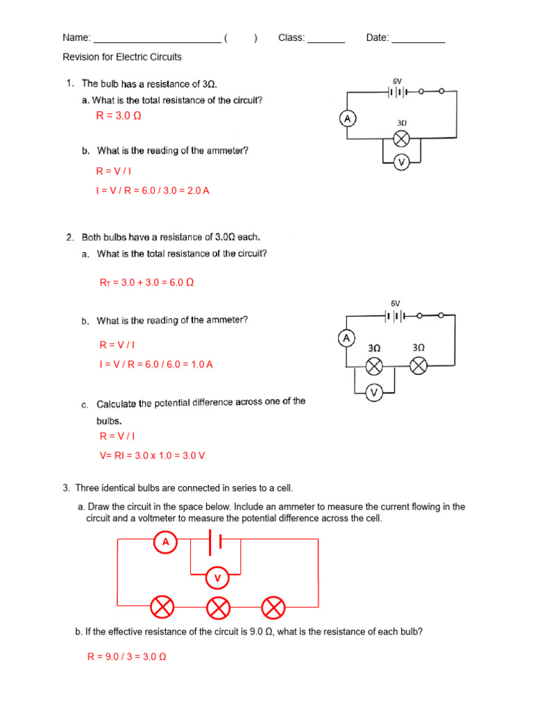 Electric Circuit | PDF