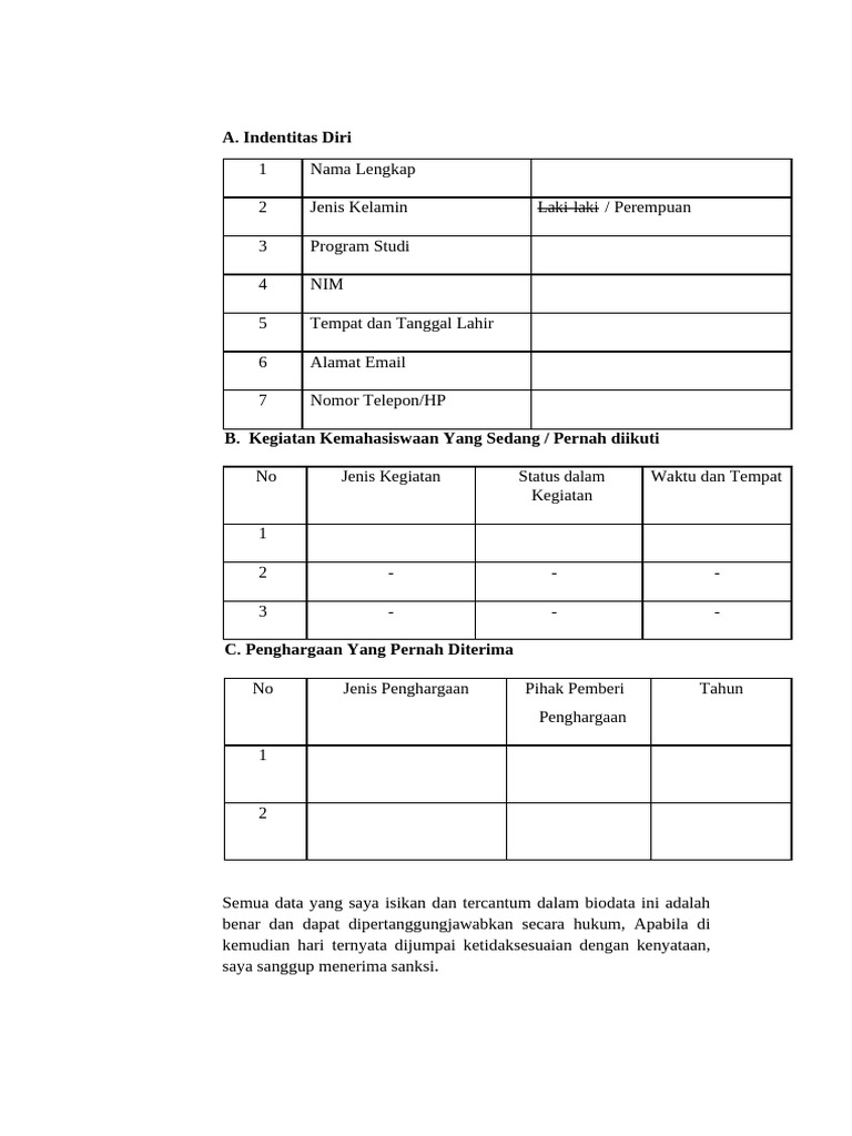 Data Anggota | PDF