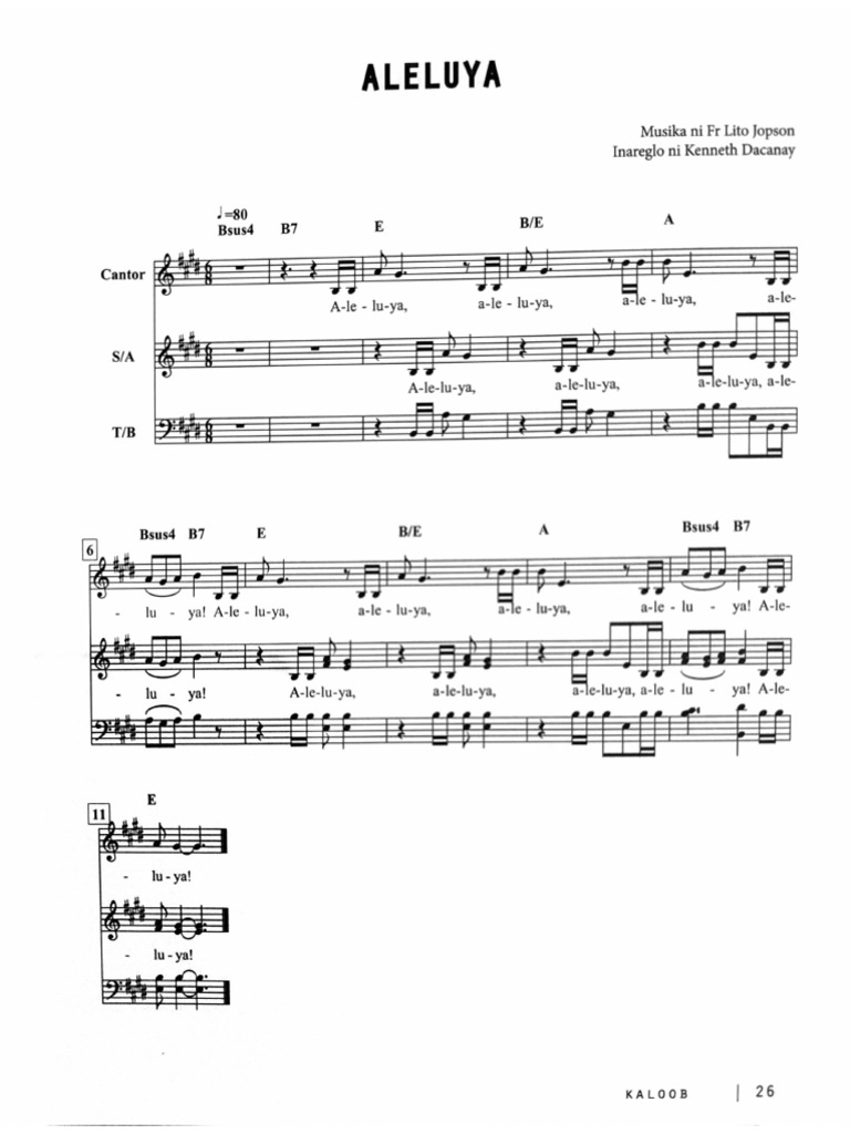 Aleluya (Kaloob) | PDF