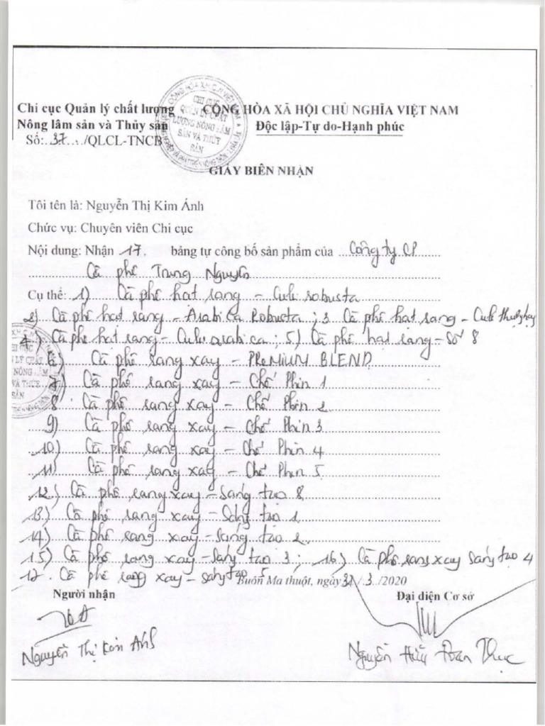 Ca Phe Hat Rang Culi Robusta | PDF