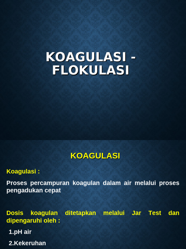 KOAGULASI | PDF
