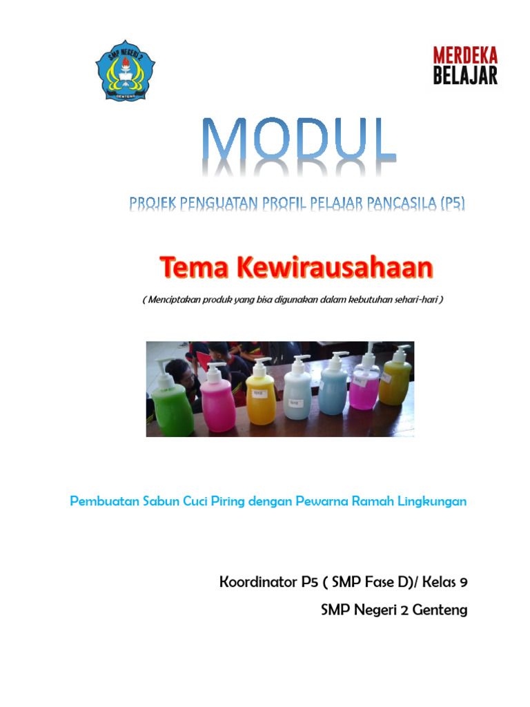 Merancang Atau Memodifikasi Modul Projek | PDF