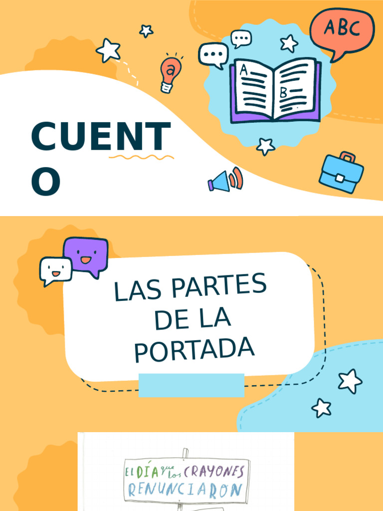 Partes de La Portada de Un Cuento | PDF | Las artes | Escritura
